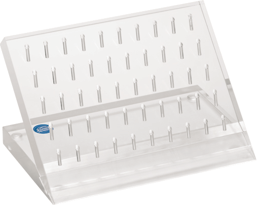 50-Hole Acrylic Instrument Block | Laboratory | Komet