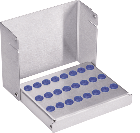 24-Hole FG/RA Stainless Steel Bur Block - 9949L3 | Komet