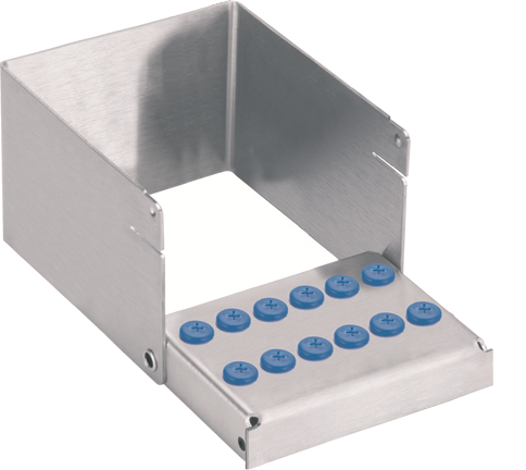 12-Hole HP/HPSL Stainless Steel Bur Block - 9933L7 | Komet